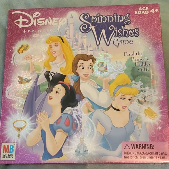 Hasbro | Toys | New Disney Princess Spinning Wishes Board Game | Poshmark